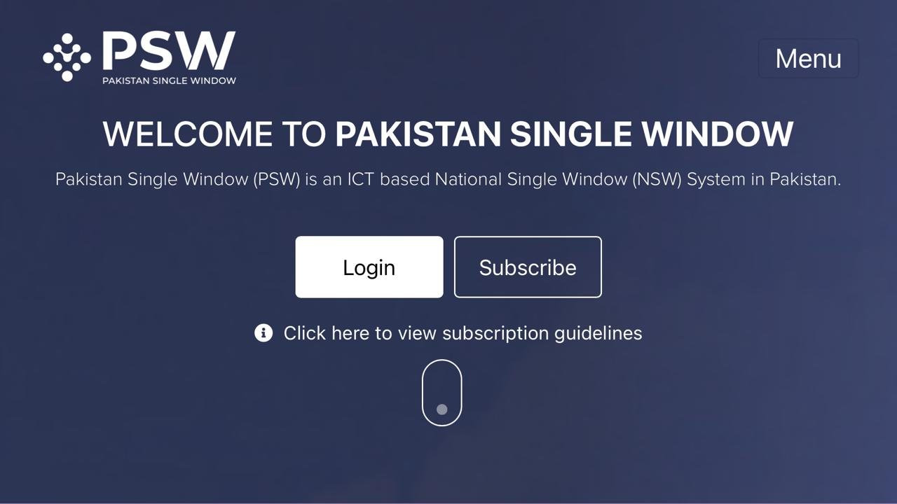 All about Pakistan Single Window and step by step registration ...