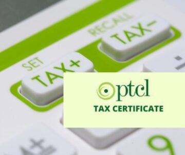 How Can I Download my PTCL Tax Certificate?
