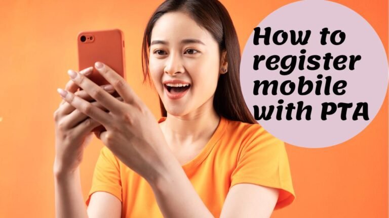 How to Register First Mobile Phone Device with PTA by Dialing *8484# Code