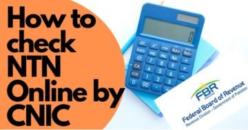 Online NTN Verification by CNIC Number | NTN Inquiry | National Tax Number