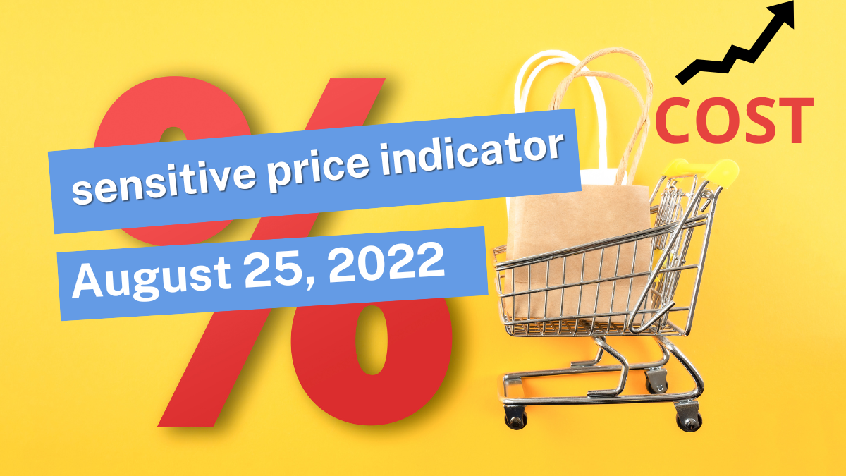 What is the Weekly Sensitive Price Indicator August 2022